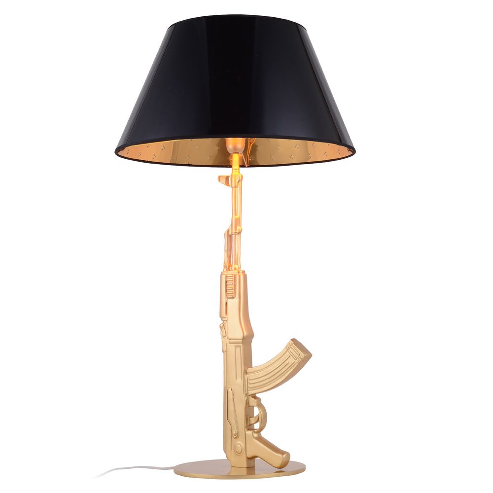 Buy AK47 Rifle Table Lamp Gold 22732 in the UK | MyFaktory