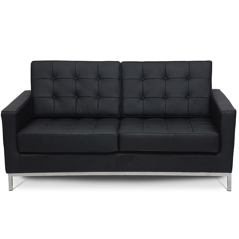 Buy Design Sofa Kanel (2 seats) - Premium Leather in the UK | MyFaktory