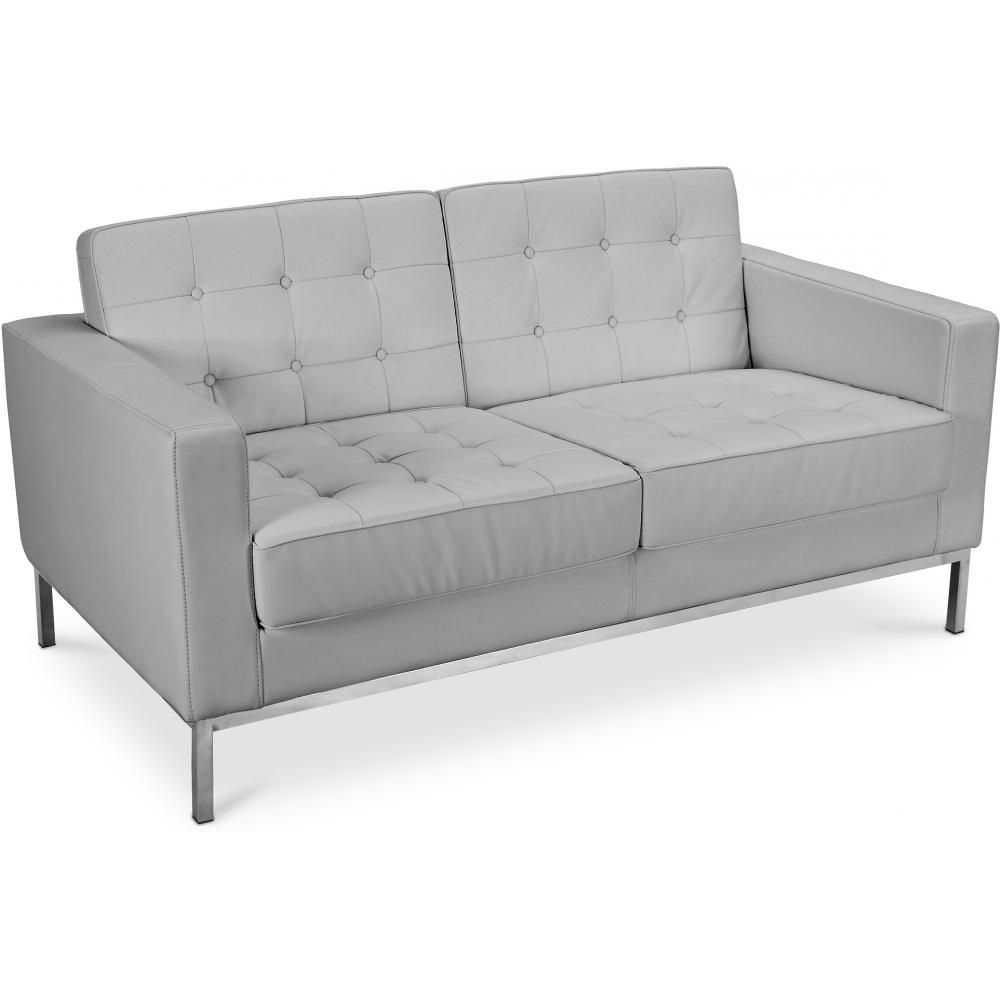 Buy Design Sofa Kanel (2 seats) - Premium Leather in the UK | MyFaktory