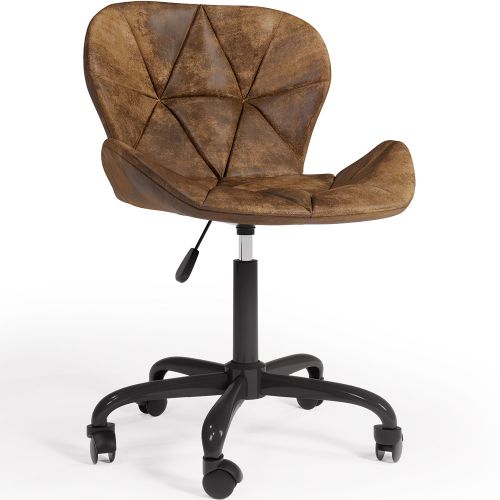 Vintage Office Chair Vegan Leather Haer